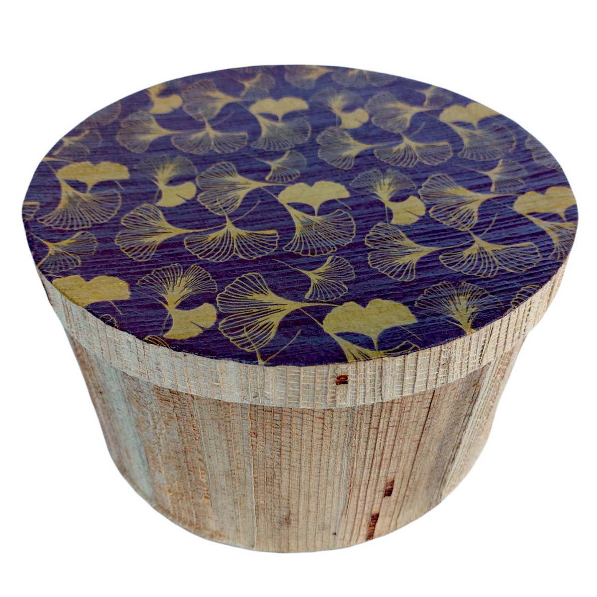 Kela Round Storage box - Brown Ginko | Anav